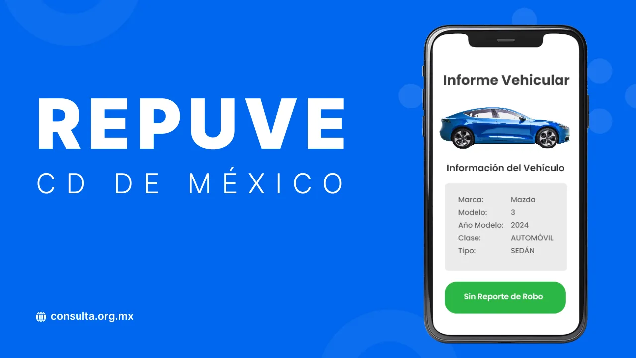 🥇️ REPUVE CDMX - Consulta de Placas en REPUVE Ciudad de México: Motos ...